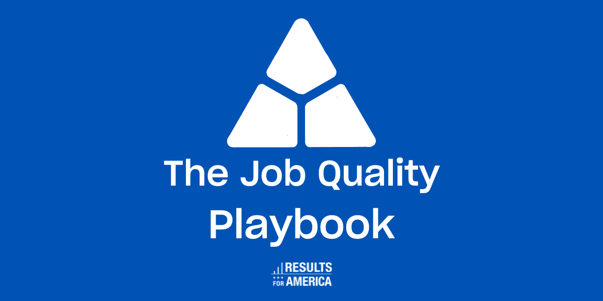 Wage subsidies | Results for America - Job Quality Playbook